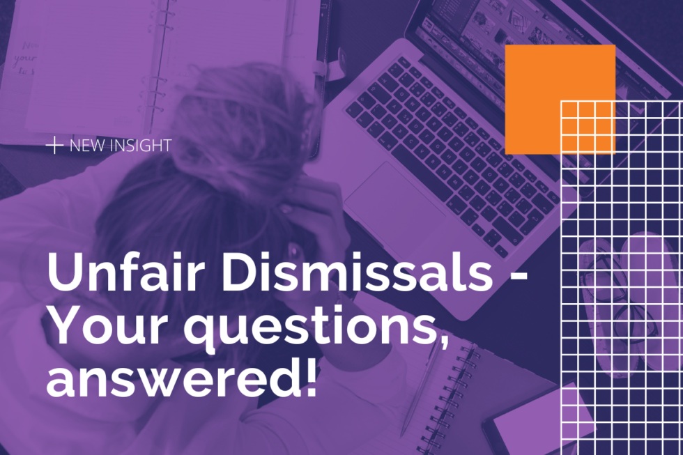 Unfair Dismissals – Your questions, answered! | Insight HR - HR Consultancy Services Ireland