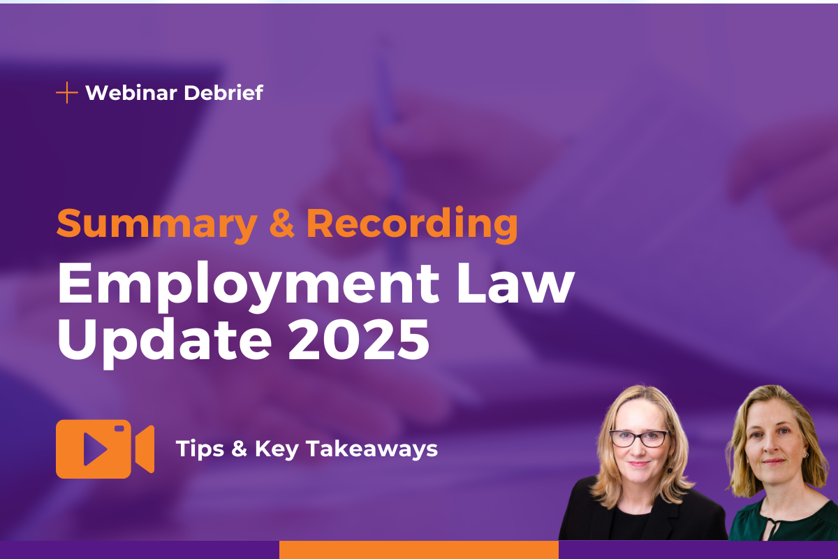 Webinar Recap & Recording: Employment Law Update 2025 | Insight HR - HR ...